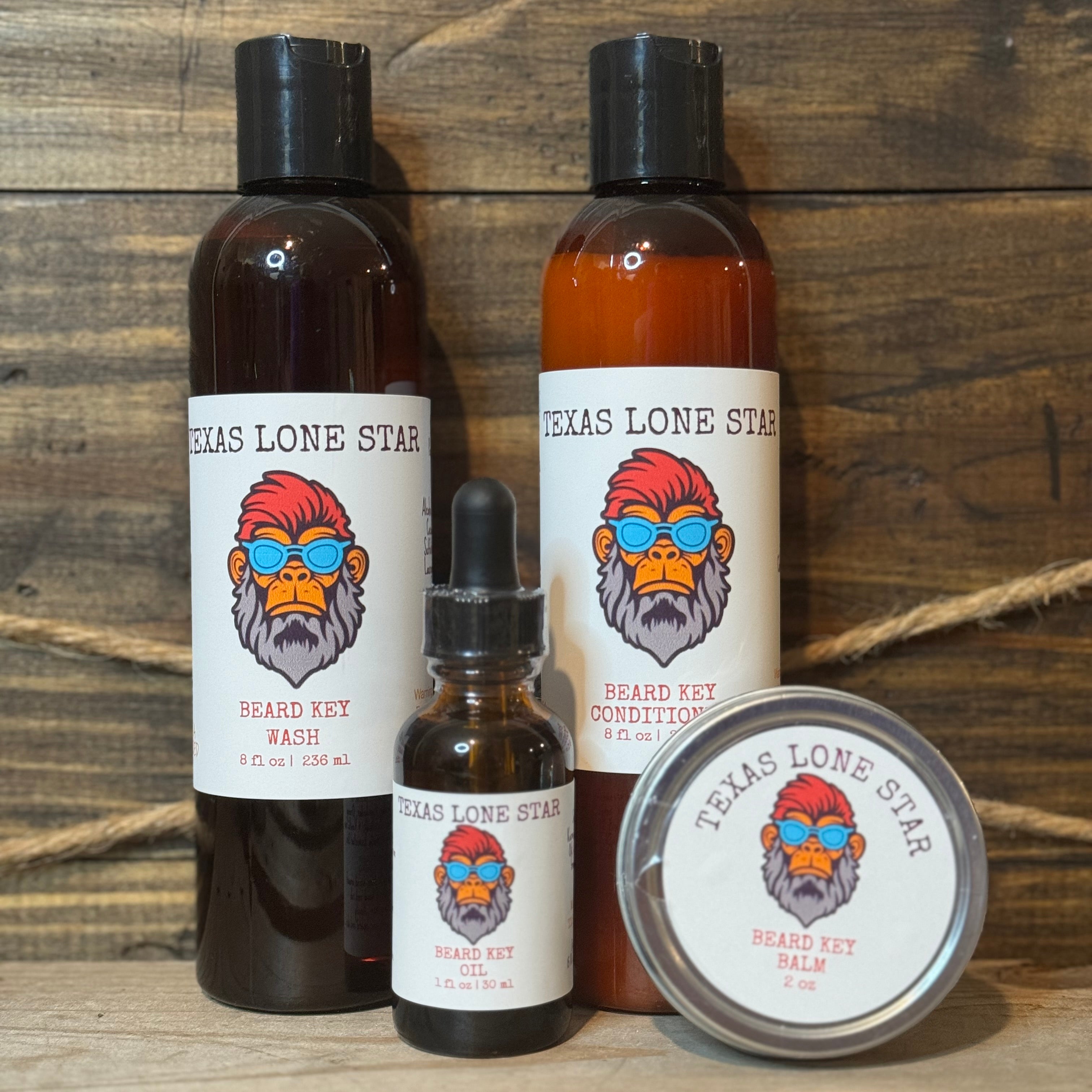 Texas Lone Star Beard Bundle – Beard Key 🗝️