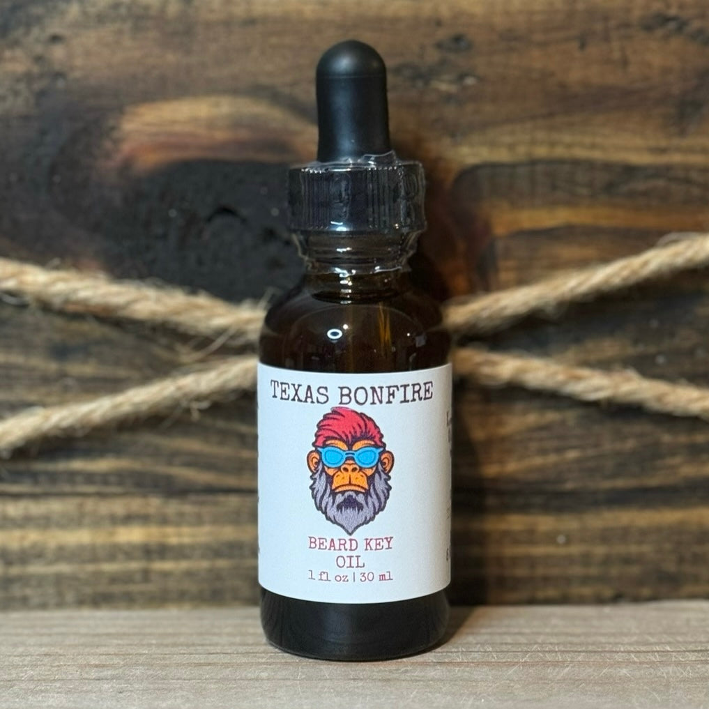 Texas Bonfire Beard Oil – Beard Key 🗝️